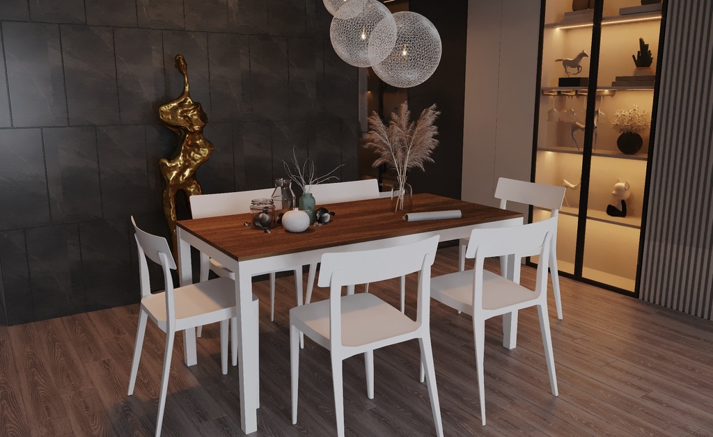 Table à manger | SANTIAGO Aluminium | archilabs